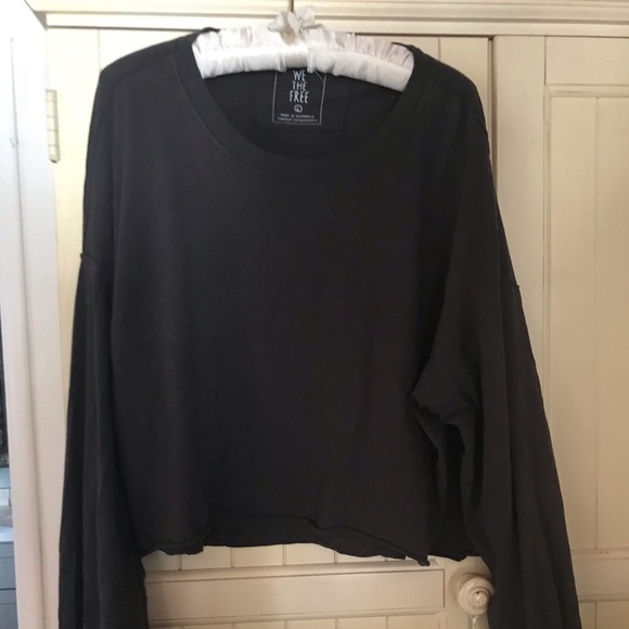 Free People | Tops | Free People Mid Drift Cotton Shirt | Poshmark